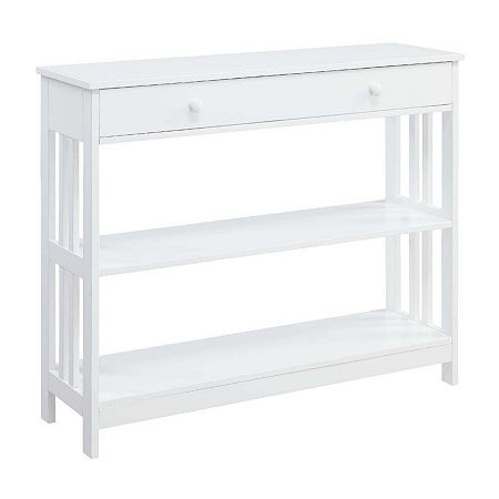 Click here for Convenience Concepts Mission 1-Drawer Console Tabl... prices