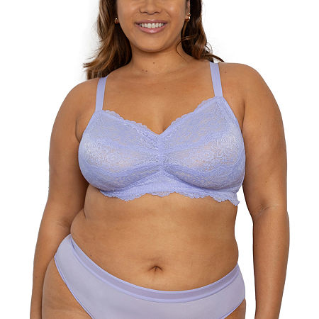 Click here for Curvy Couture Luxe Lace Wireless Bralette-1348  La... prices
