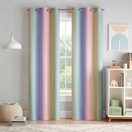 Click here for Eclipse Kids Rainbow Grommet Top Blackout Single C... prices