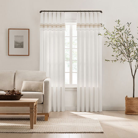 Click here for Mercantile Drop Cloth Stripe Ring Top Light-Filter... prices