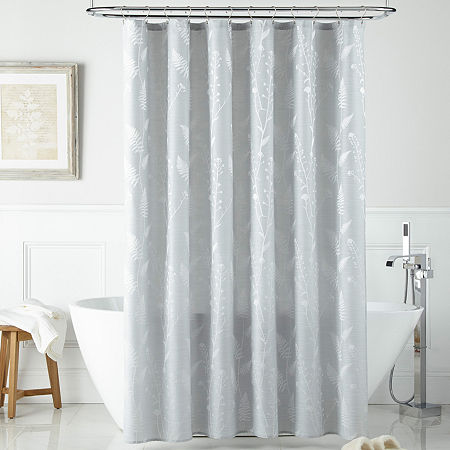 Click here for Stratford Park Flora Shower Curtain  One Size  Gra... prices