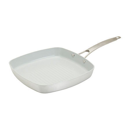 Click here for Smart Planet 11 Aluminum Square Griddle Pan - Silv... prices