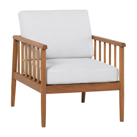 Click here for Modern Spindle Patio Lounge Chair  One Size  Brown prices