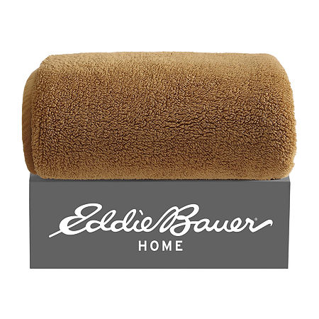 Click here for Eddie Bauer Solid Bi-Colored Sherpa Reversible Thr... prices