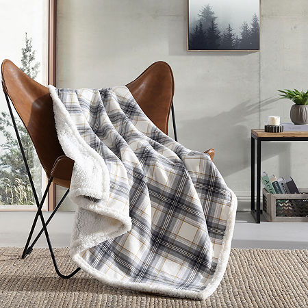 Click here for Eddie Bauer Edgewood Plaid Cotton Throw prices