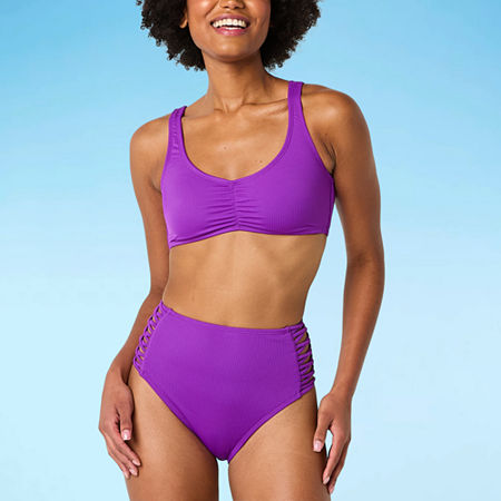 Click here for Decree Womens Neon Textured Juniors Bralette Bikin... prices