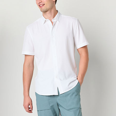 Click here for Stylus Mens Short Sleeve Regular Fit Button-Down S... prices