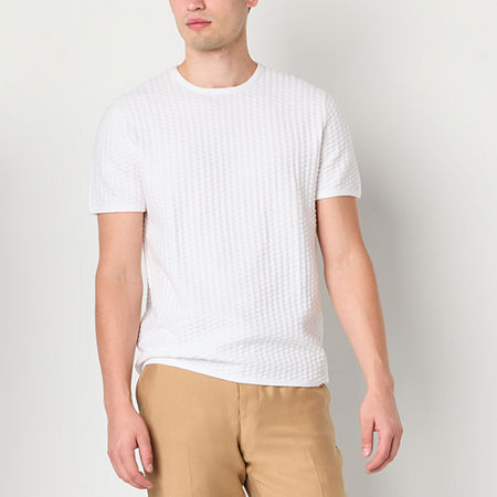 Click here for J. Ferrar Mens Crew Neck Short Sleeve Pullover Swe... prices