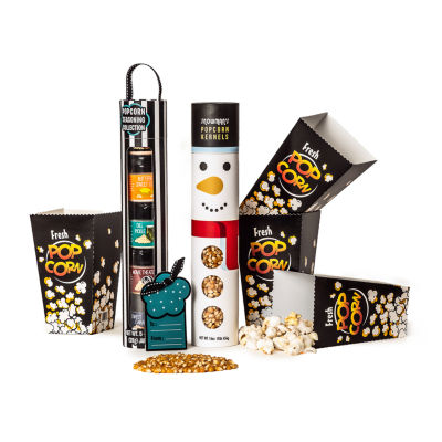 Wabash Valley Farms Seasoned Snowman Popcorn Food Set 38237, Color ...