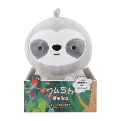 Pink Sky 6.5in. Dash Sloth Plushie Toy, Color: Gray - JCPenney