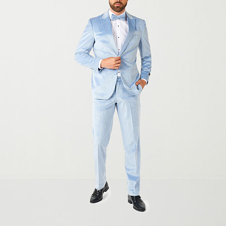Click here for Opposuits Mens 3-pc. Tuxedo  40 Regular  Blue prices