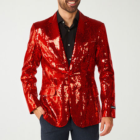 Click here for Mens Suitmeister Sequins Party Blazer  Large  Red prices