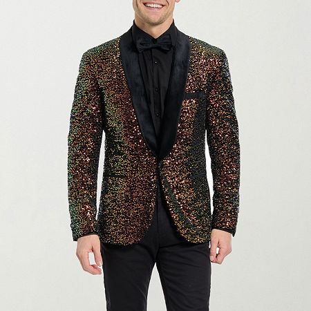Click here for OppoSuits Deluxe Mens Dinner Jacket Amber Sequins... prices