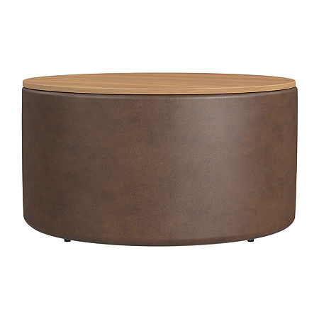 Click here for Homepop Storage Lift-Top Upholstered Ottoman  One... prices