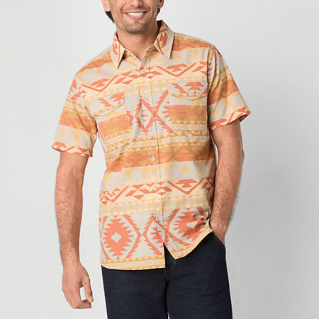 Click here for Frye and Co. Mens Short Sleeve Regular Fit Button-... prices