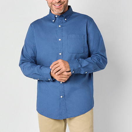 Click here for St. Johns Bay Stretch Poplin Mens Long Sleeve Clas... prices