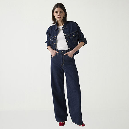 Click here for Levis Womens Cinch-Waist Lightweight Baggy Jeans -... prices