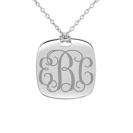 Click here for Personalized Sterling Silver 20mm Monogram Pendant... prices