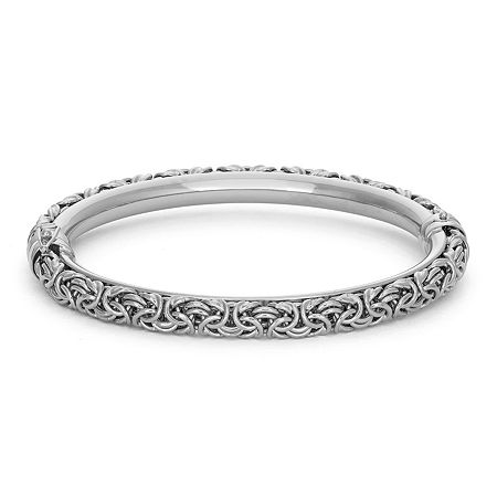 Click here for Unisex Adult Sterling Silver Bangle Bracelet  One... prices