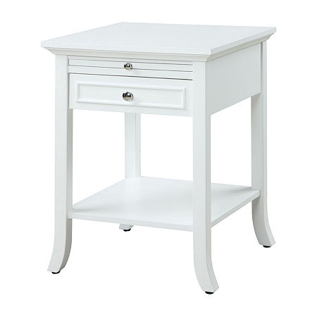Click here for American Heritage Logan End Table  One Size  White prices