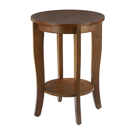 Click here for American Heritage Round End Table with Shelf  One... prices
