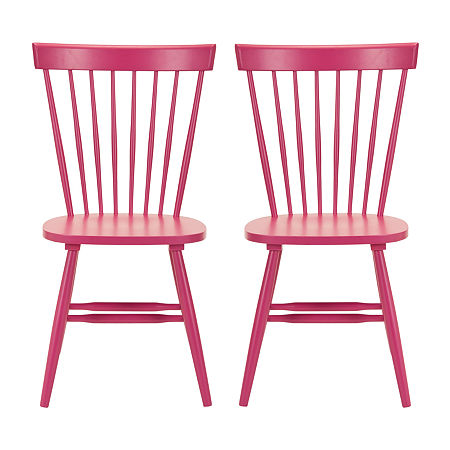 Click here for Parker Dining Side Chair-Set of 2  One Size  Pink prices