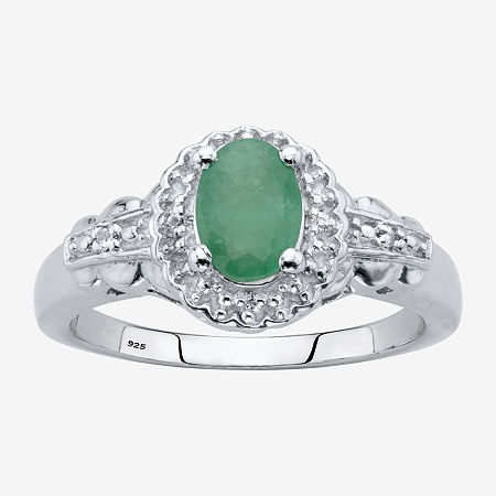 Click here for Womens Genuine Green Emerald Sterling Silver Cockt... prices