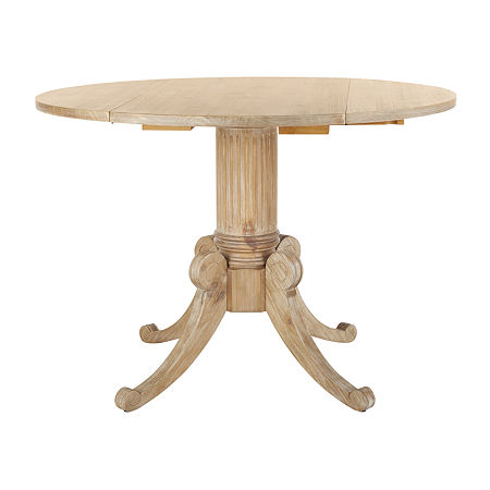 Click here for Forest Collection Round Wood-Top Dining Table  One... prices