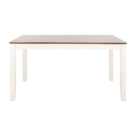 Click here for Silio Collection Rectangular Wood-Top Dining Table... prices