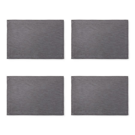 Click here for Homewear Mica 4-pc. Placemat  One Size  Black prices