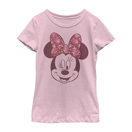 Click here for Disney Little & Big Kid Girls Crew Neck Short Slee... prices