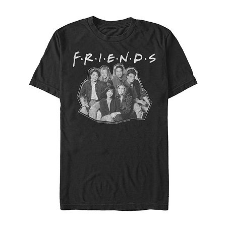 Click here for Mens Crew Neck Short Sleeve Classic Fit Friends Gr... prices