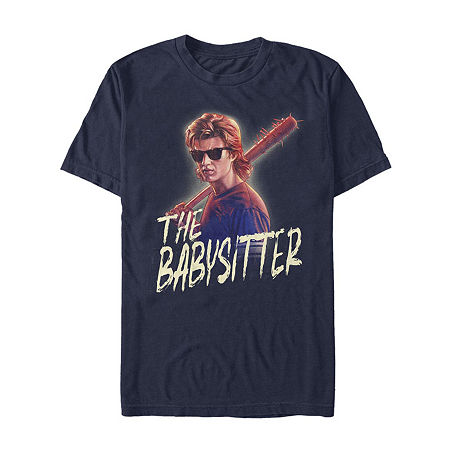 Click here for Mens Crew Neck Short Sleeve Classic Fit Stranger T... prices