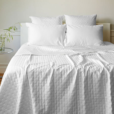 Click here for Bedvoyage Rayon from Bamboo Hem Coverlet  One Size... prices