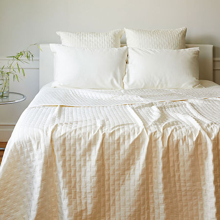Click here for Bedvoyage Rayon from Bamboo Hem Coverlet  One Size... prices