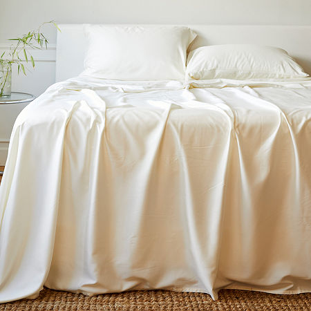 BedVoyage Luxury Rayon from Bamboo 4-Pc. Sheet Set  Queen - Ivory