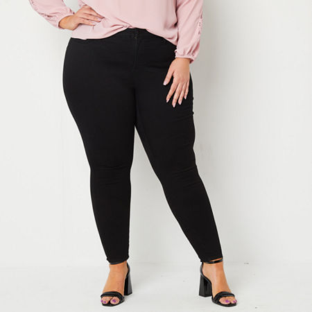 Click here for Bold Elements Womens Plus Mid Rise Skinny Fit Jean... prices