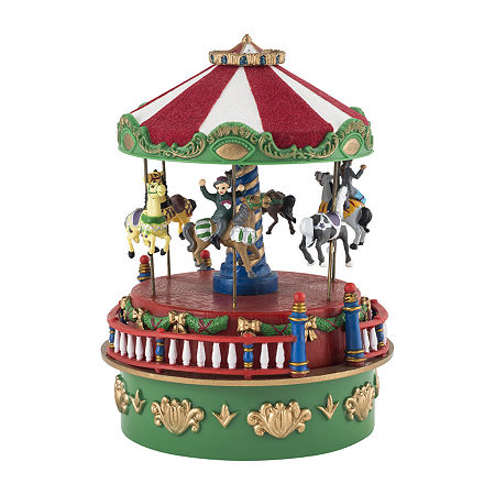 Click here for Mini Carnival Carousel Animated Music Box Christma... prices