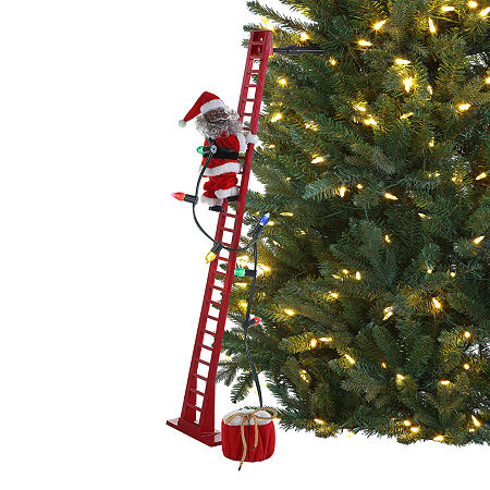 Click here for Super Climbing African American Santa Animated Chr... prices