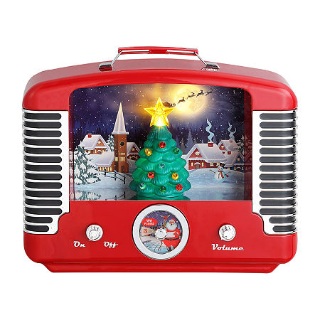Click here for Nostalgic Tree Music Playing Radio Christmas Table... prices