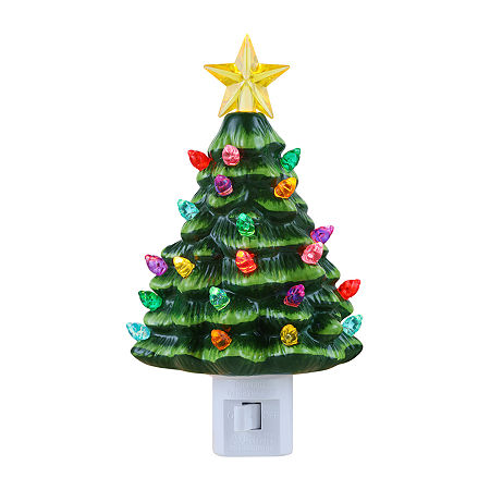 Click here for Nostalgic Tree Nightlight  One Size  Green prices