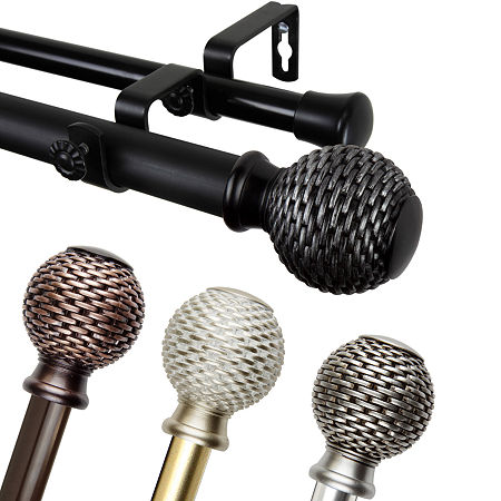 Click here for Rod Desyne Bala Double Curtain Rod  One Size  Yell... prices