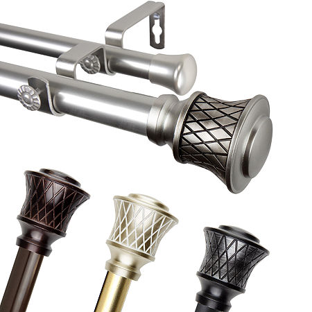 Click here for Rod Desyne Olympia Double Curtain Rod  One Size  Y... prices