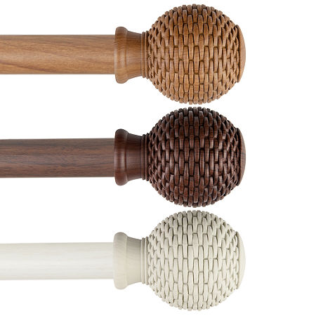 Click here for Rod Desyne Bala Faux Wood 1 IN Adjustable Curtain... prices