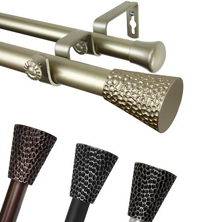 Click here for Rod Desyne Halldor Double Curtain Rod  One Size  Y... prices