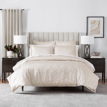 Click here for Fieldcrest Geo Trellis 3-pc. Geometric Embellished... prices