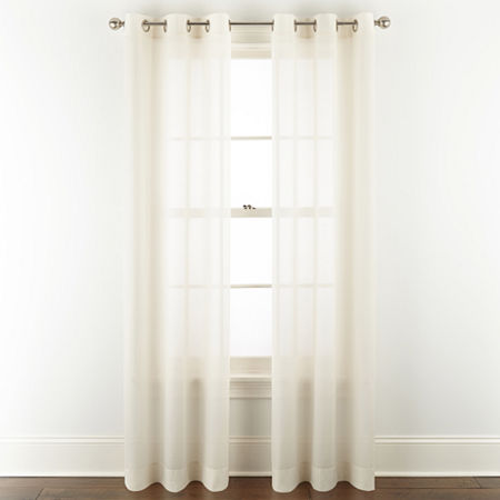 Click here for Home Expressions Remy Solid Grommet Top Sheer Sing... prices
