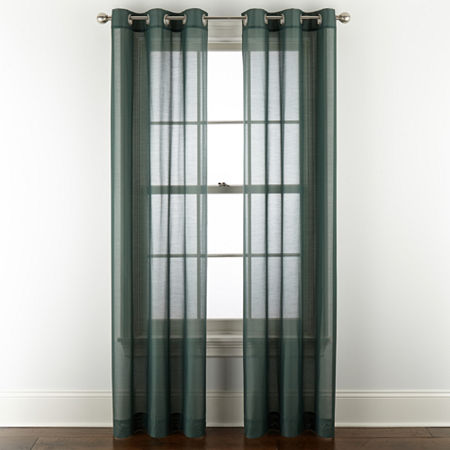Click here for Home Expressions Remy Solid Grommet Top Sheer Sing... prices
