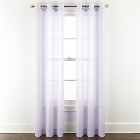 Click here for Home Expressions Remy Solid Grommet Top Sheer Sing... prices