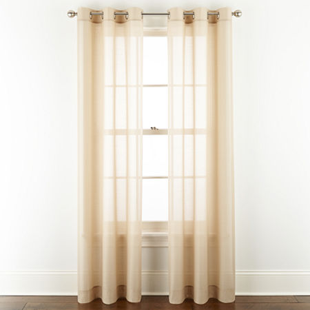 Click here for Home Expressions Remy Solid Grommet Top Sheer Sing... prices